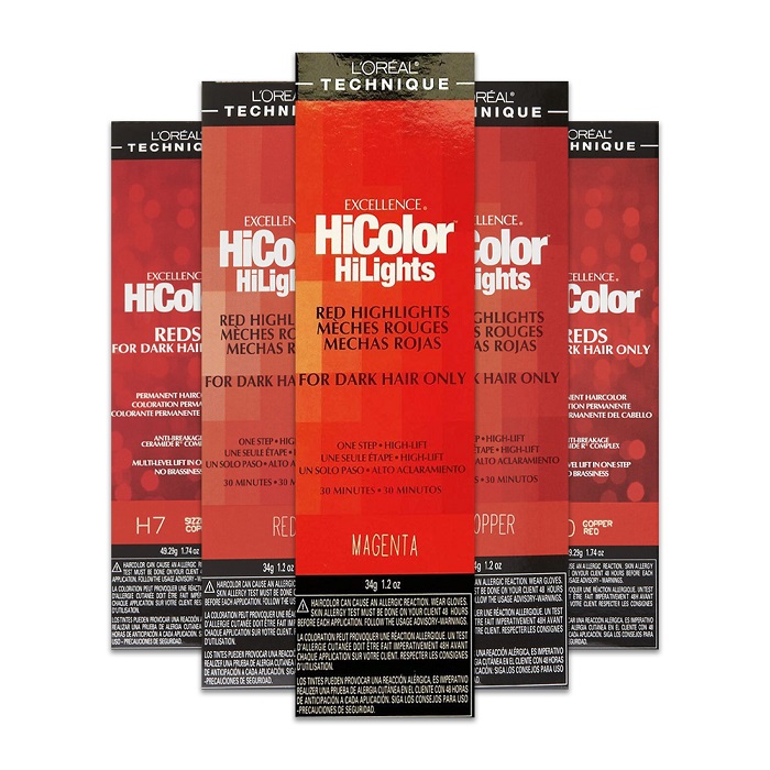 L'Oreal HiColor Permanent Hair Dye for Dark Hair Only